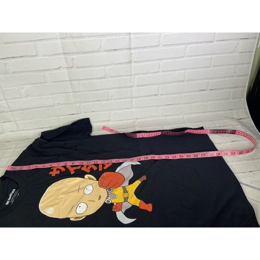 One Punch Man Anime Logo Licensed Graphic Print Short… - Gem